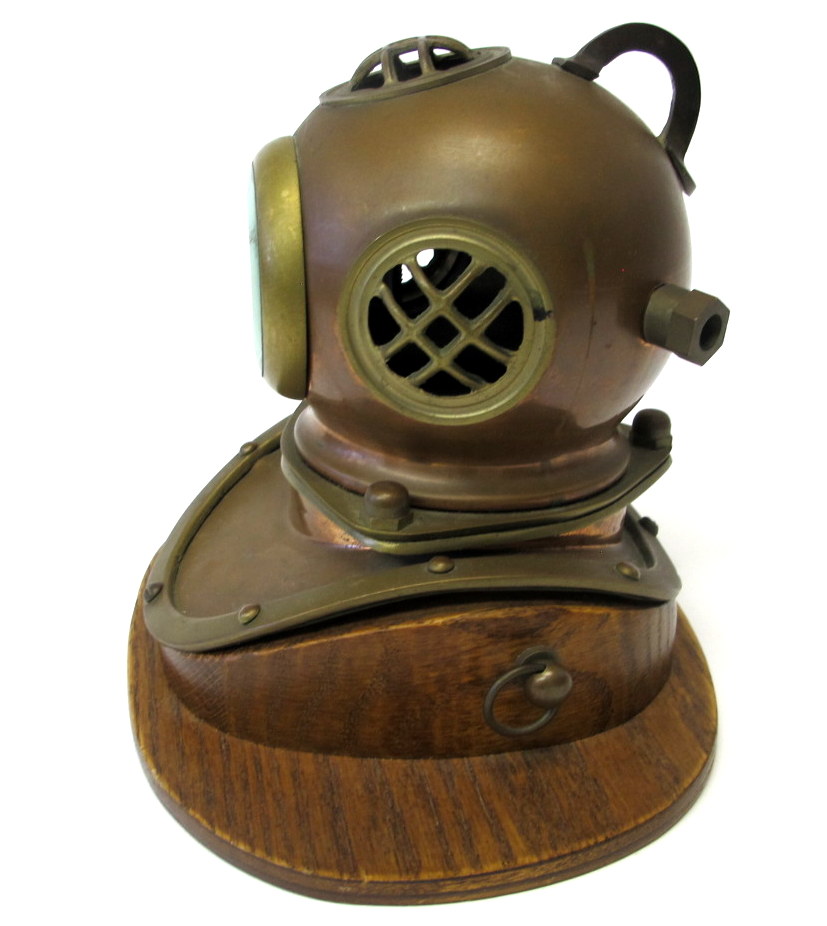 Vintage Deep Sea Diver's Helmet Clock | Property Room