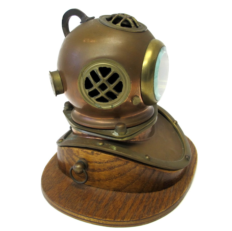 Vintage Deep Sea Diver's Helmet Clock | Property Room