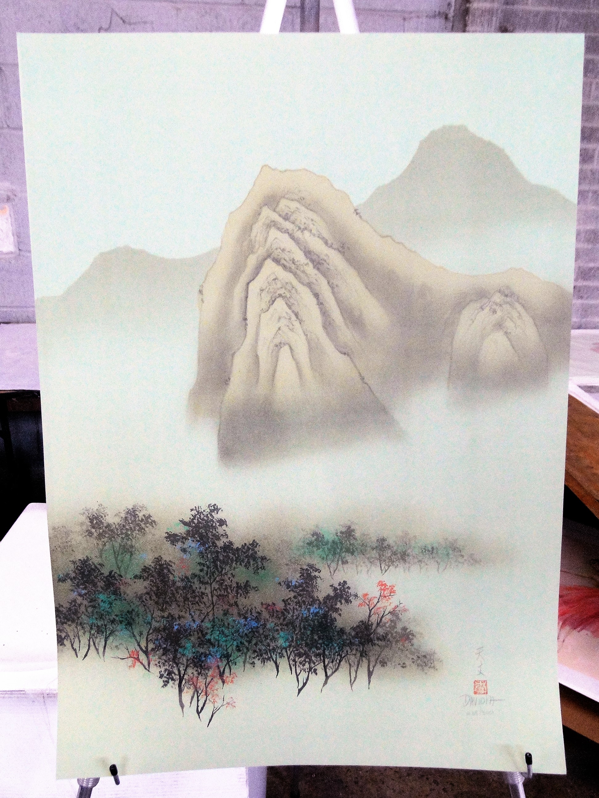 David Lee Signed & Numbered Lithograph Retail $800.00 | Property Room