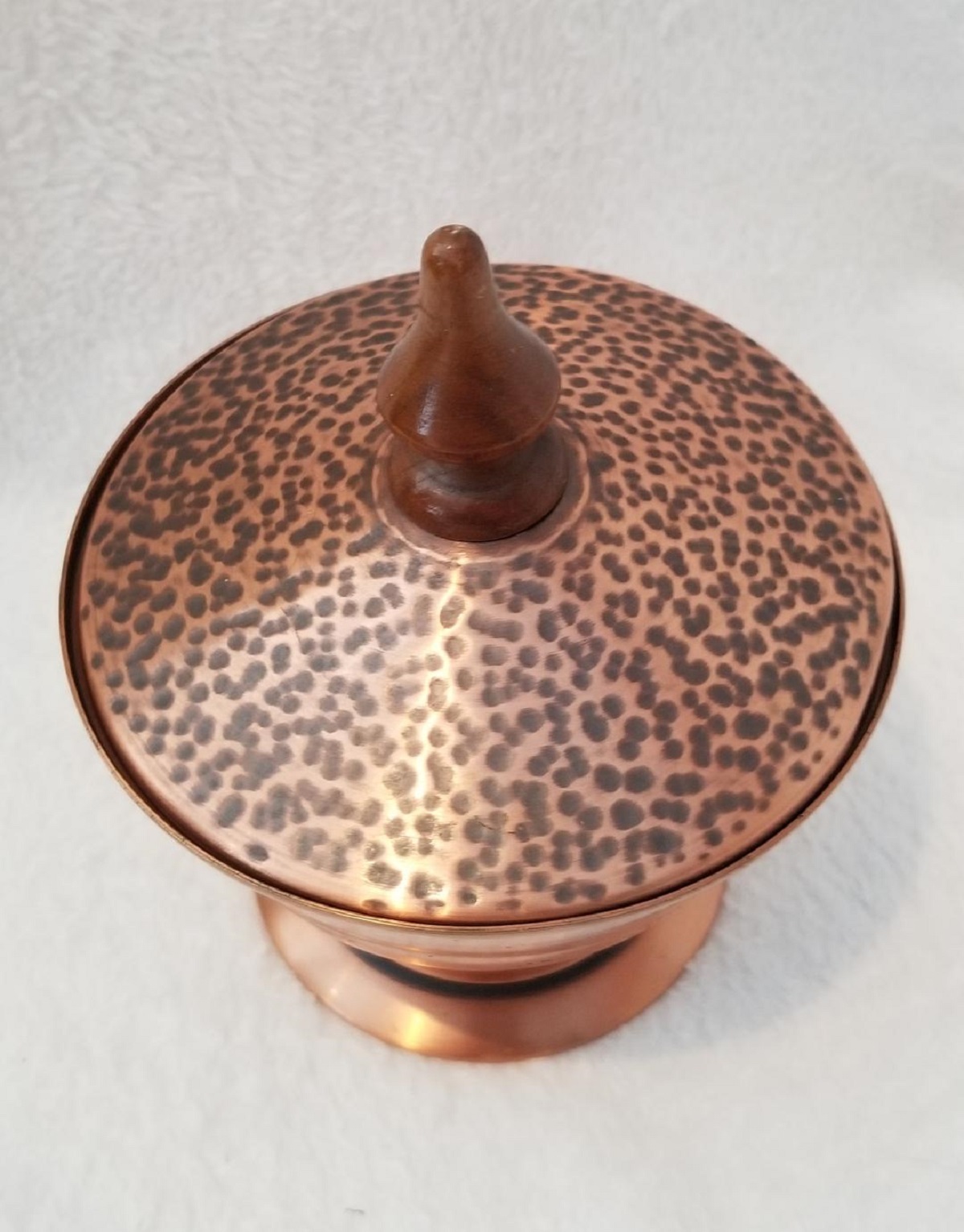 VTG Copper Pedestal Candy Dish | Property Room