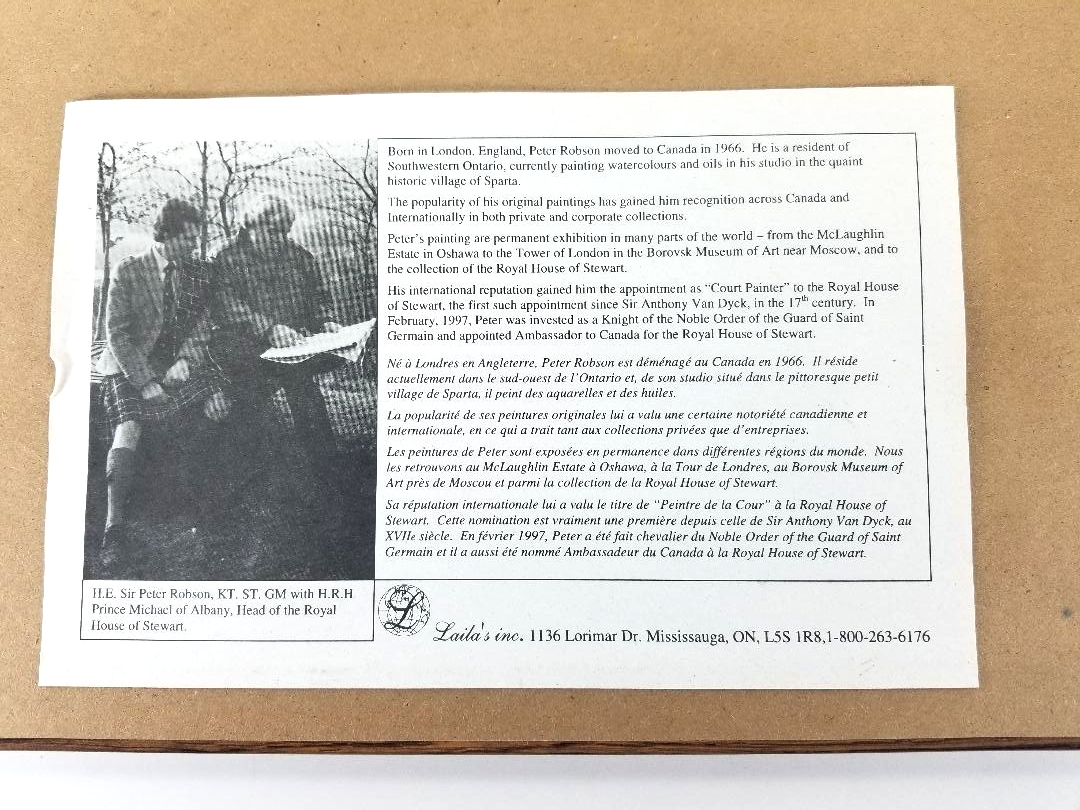 Peter Robson Framed Water Color - Elmhurst | Property Room