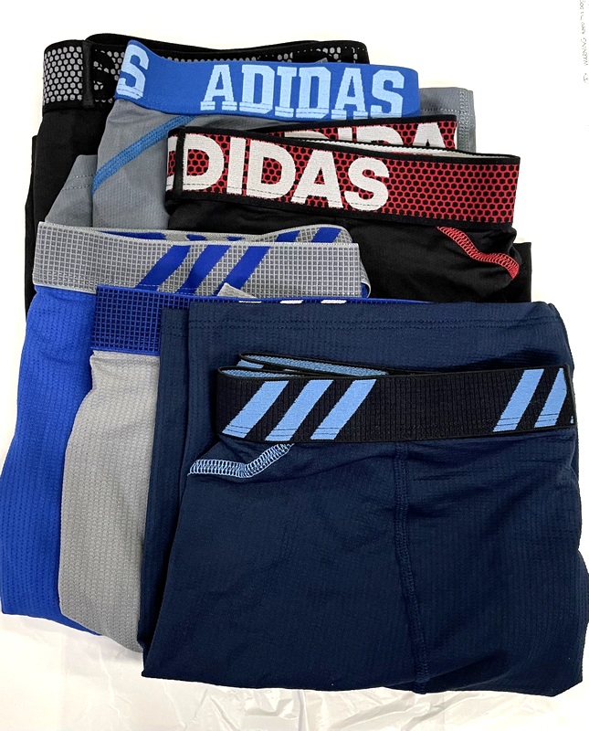ADIDAS 6 Pairs of Men's Boxer Briefs Size L | Property Room