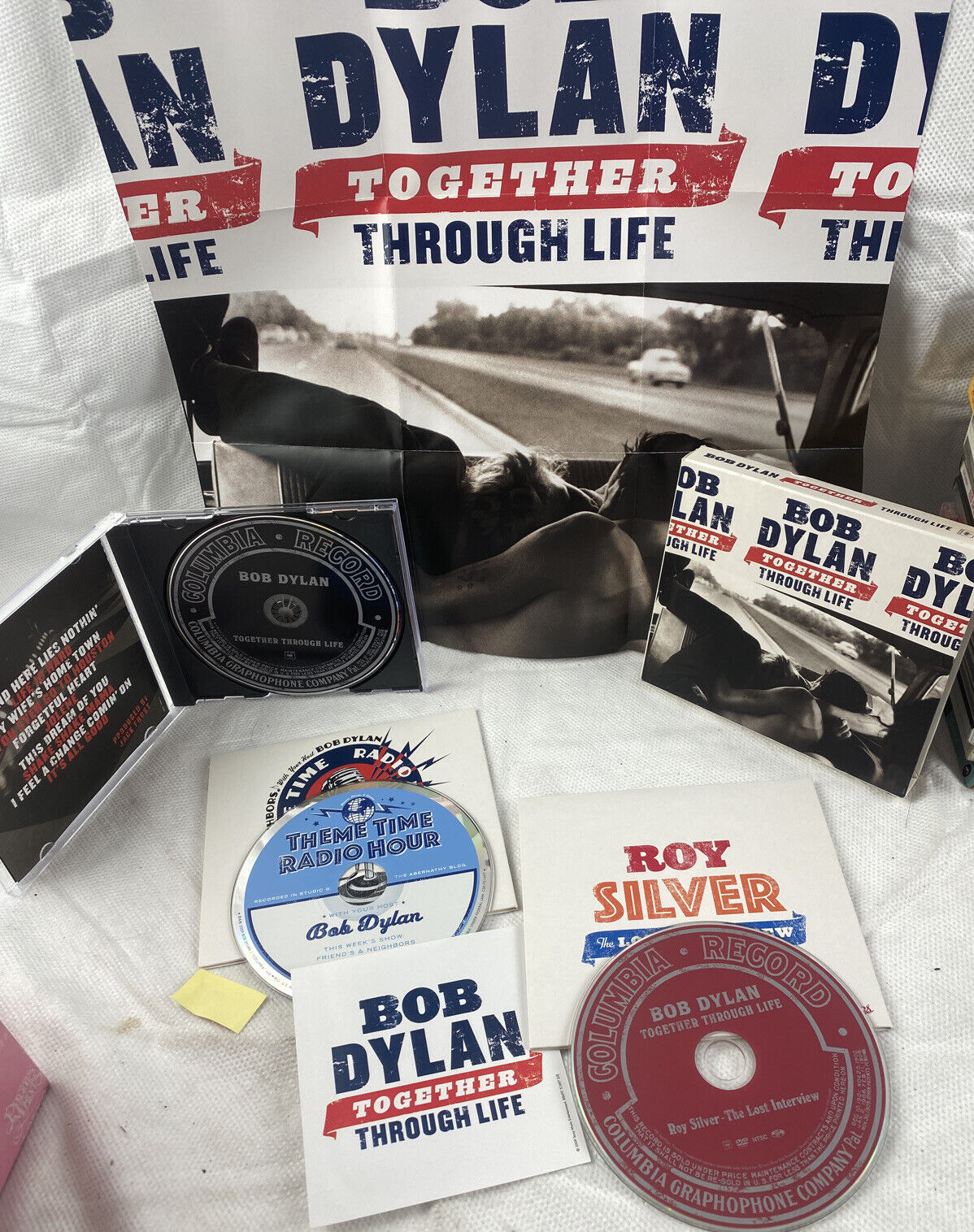 Bob Dylan Together Through Life 2 CD & DVD Set Collectible & Poster ...
