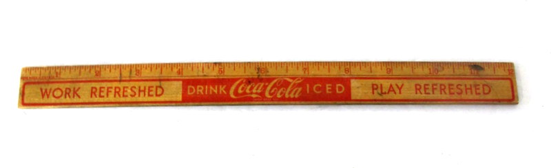 Vintage Collectible Coca Cola Wooden Ruler-Circa 1960's | Property Room