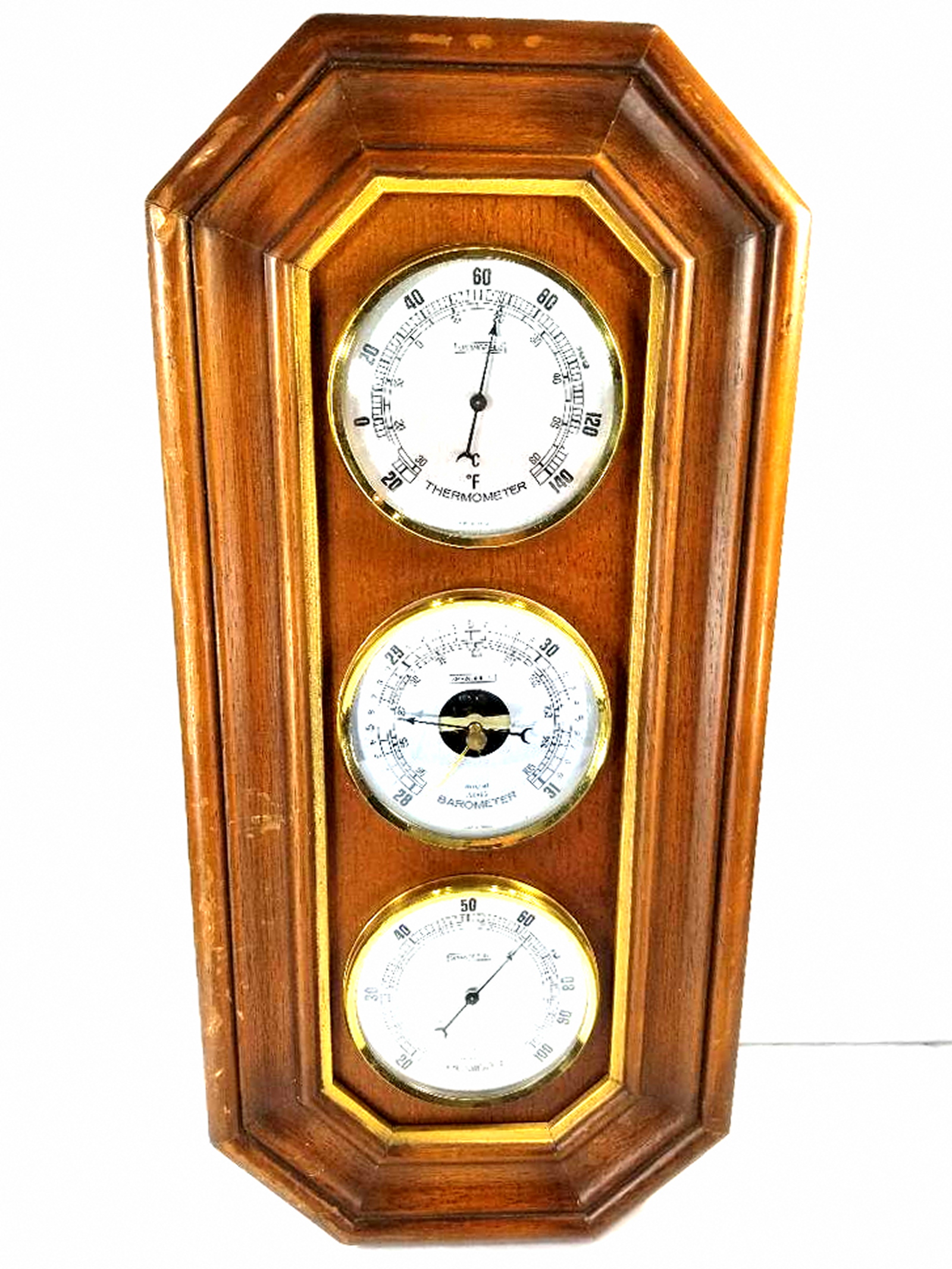Vintage Springfield Barometer – Made in France - Thermostat, Hydrometer ...