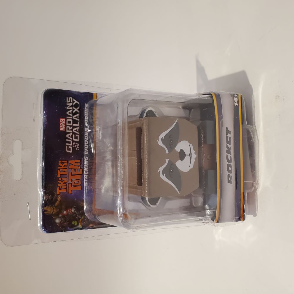 Tiki Totems Marvel Rocket Figure Wooden Stackable Guardians Of The ...