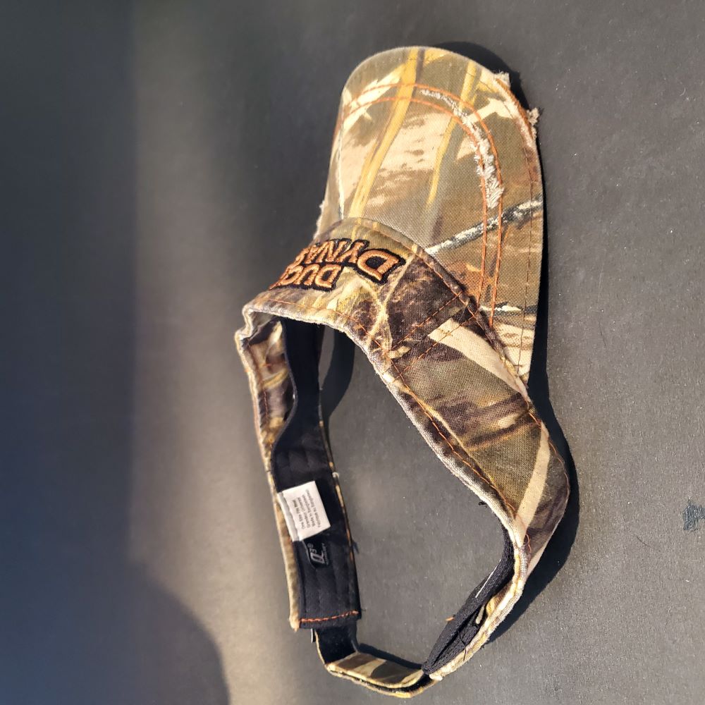 A&E Official Camo Duck Dynasty Sun Visor Adjustable Hat | Property Room