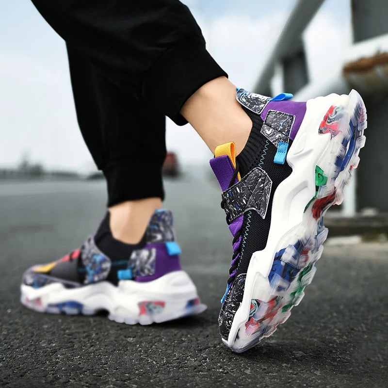 Mens Colorblock Chunky Sneaker Size 39 | Property Room