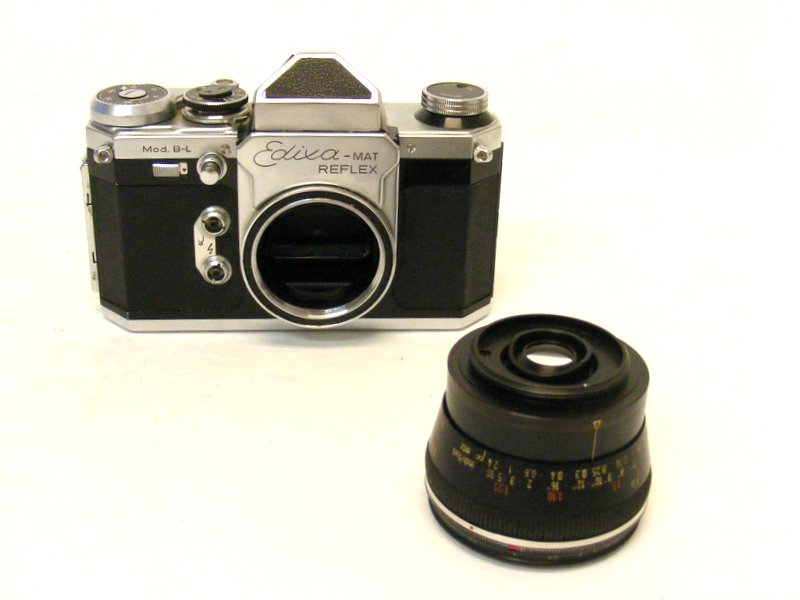 Edixa-Mat Reflex Camera & Makro Kilard Lens | Property Room