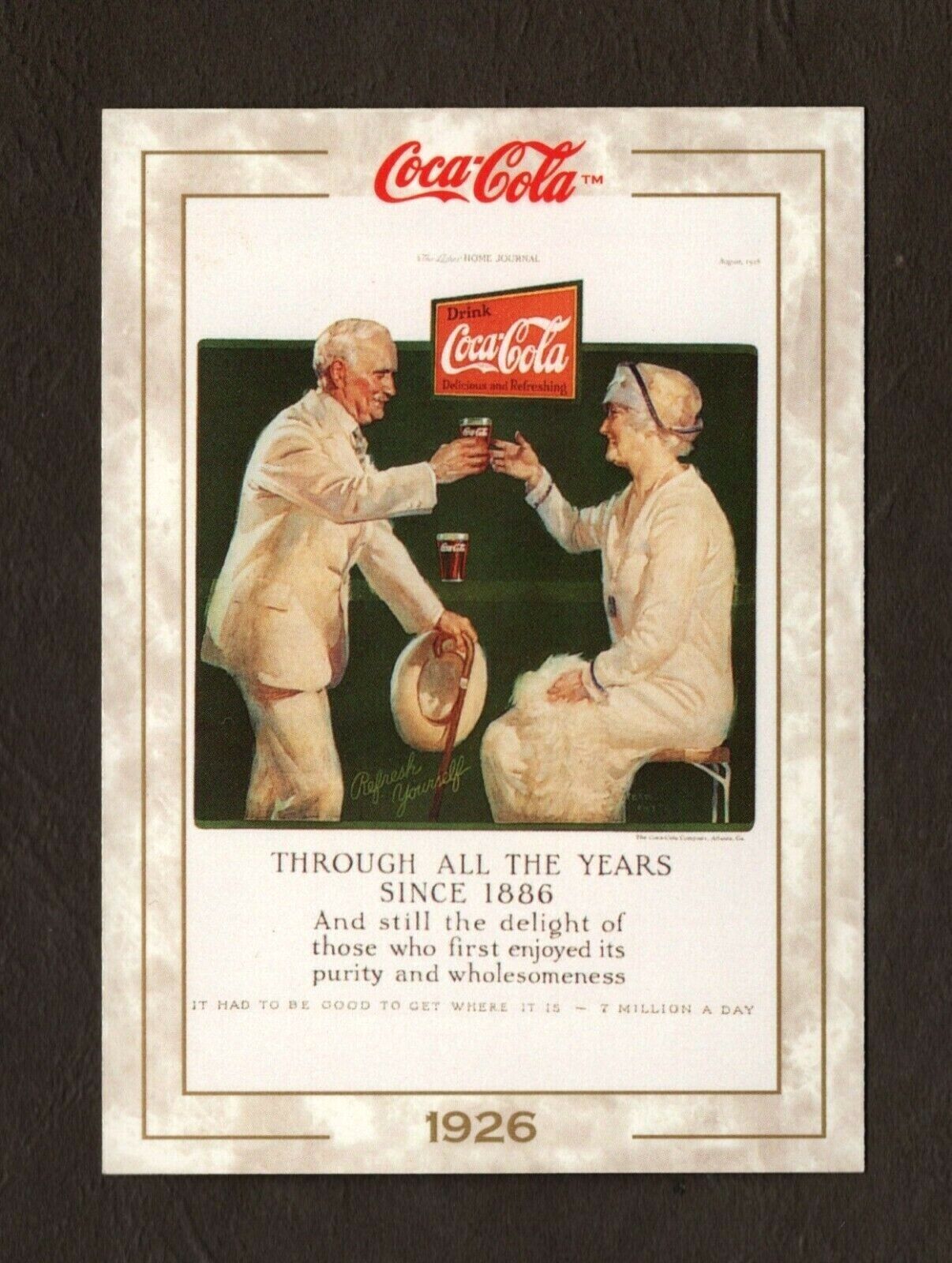 1993 Coca-Cola Trading Card #25 Through All The Years 1926 | Property Room