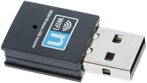 USB WiFi Wireless N 300M Adapter Wi-Fi Dongle High Signal Gain 802.11n ...