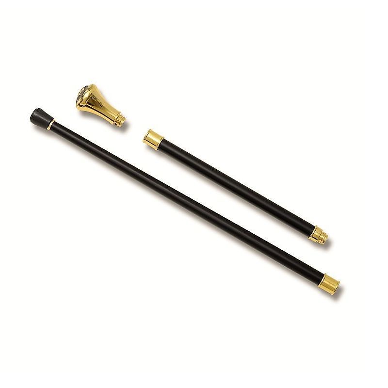 37" Masonic Walking Cane - Gold | Property Room