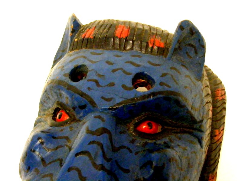 Vintage Blue Tiger Mask | Property Room