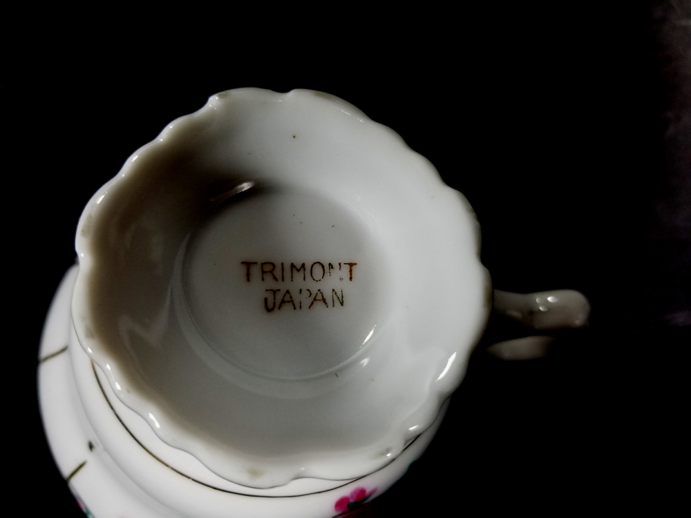 Trimont Japan Bone China Tea Cup and Saucer | Property Room