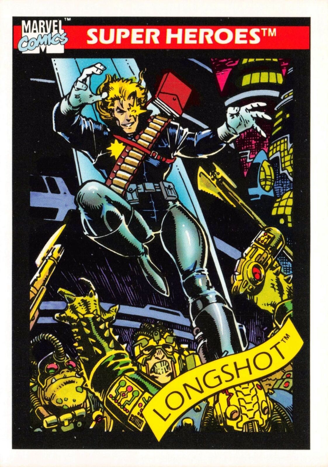 1990 Marvel LONGSHOT Universe Series 1 BASE Trading Card #45 | Property ...
