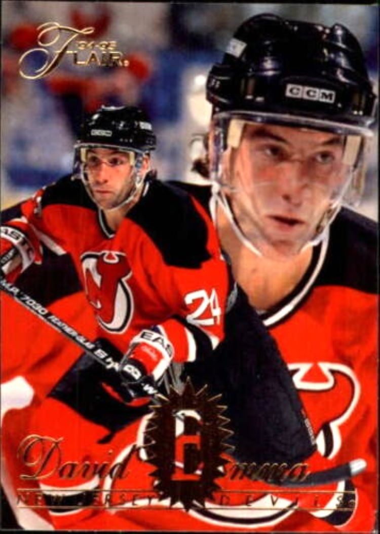 1994-95 Flair Devils Hockey Card #93 David Emma | Property Room