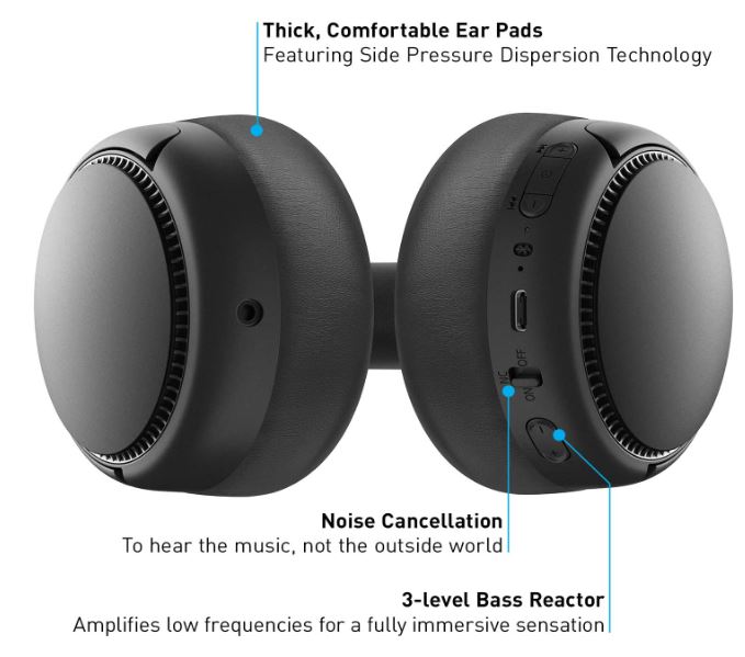 Panasonic RB- M700B Bluetooth Noise Cancelling Headphones | Property Room