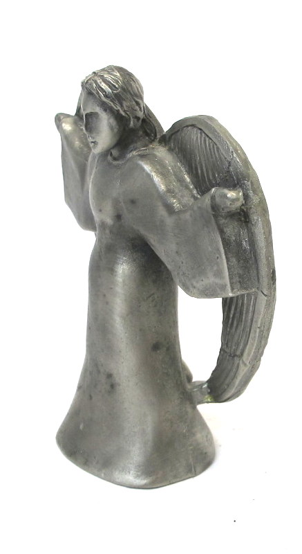 Pewter Angel Figurine- Signed | Property Room
