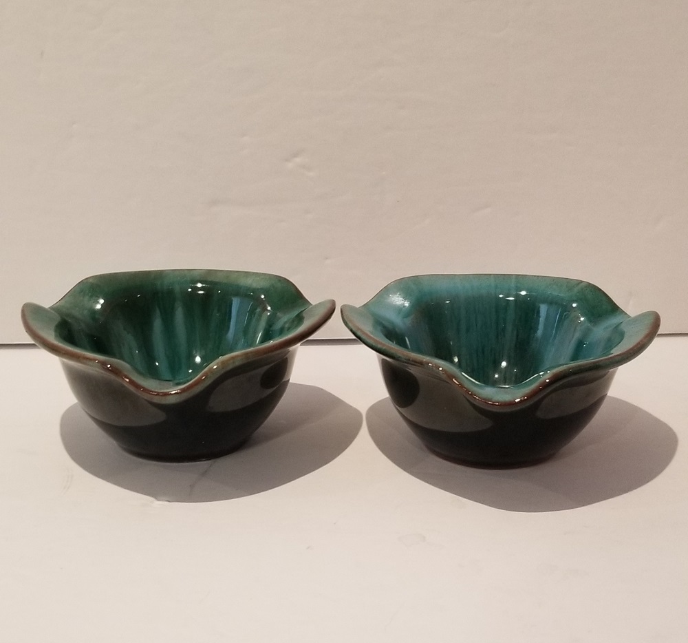 Vintage 2 Pieces Vintage Blue Mountain Pottery - Ash Tray | Property Room