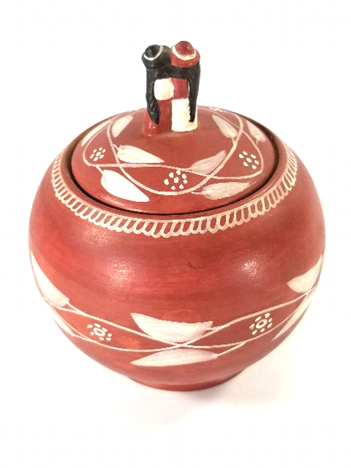 VTG Hand Painted Minka Peru Pottery Jar | Property Room