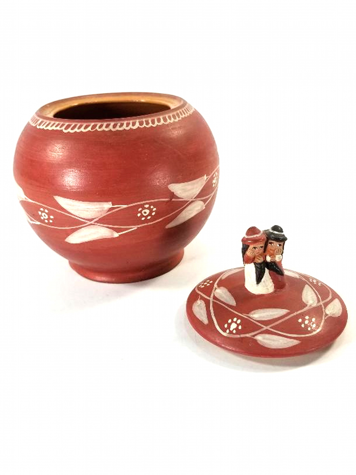 VTG Hand Painted Minka Peru Pottery Jar | Property Room