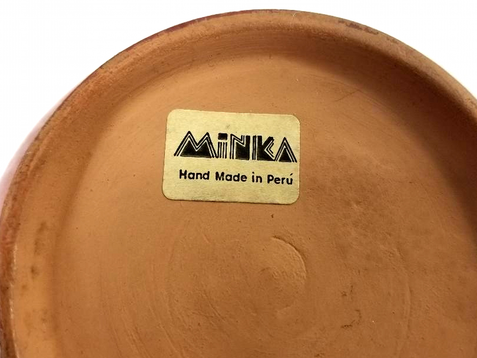 VTG Hand Painted Minka Peru Pottery Jar | Property Room