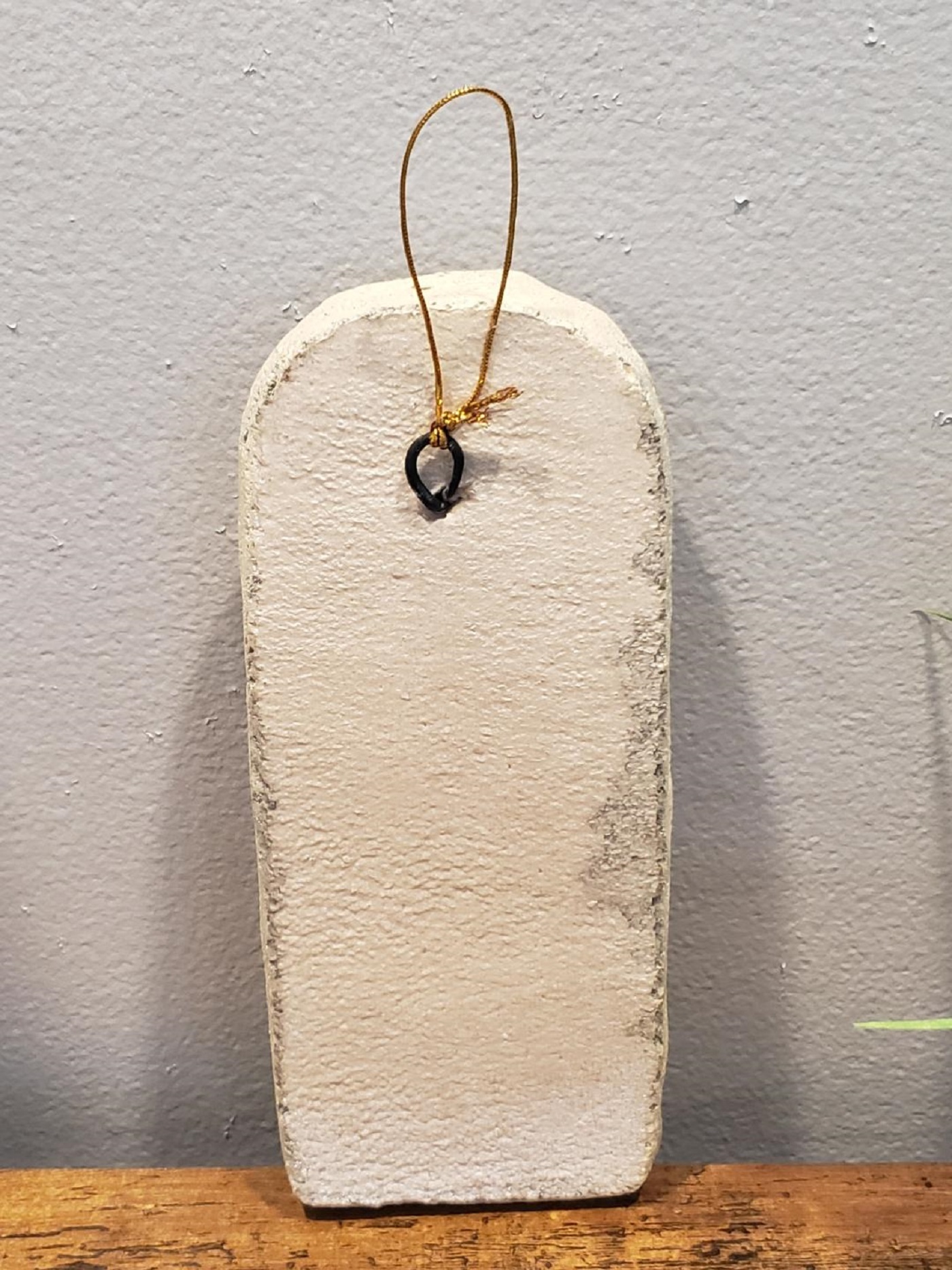 Hand Cast Stone Family Dog Plaque | Property Room