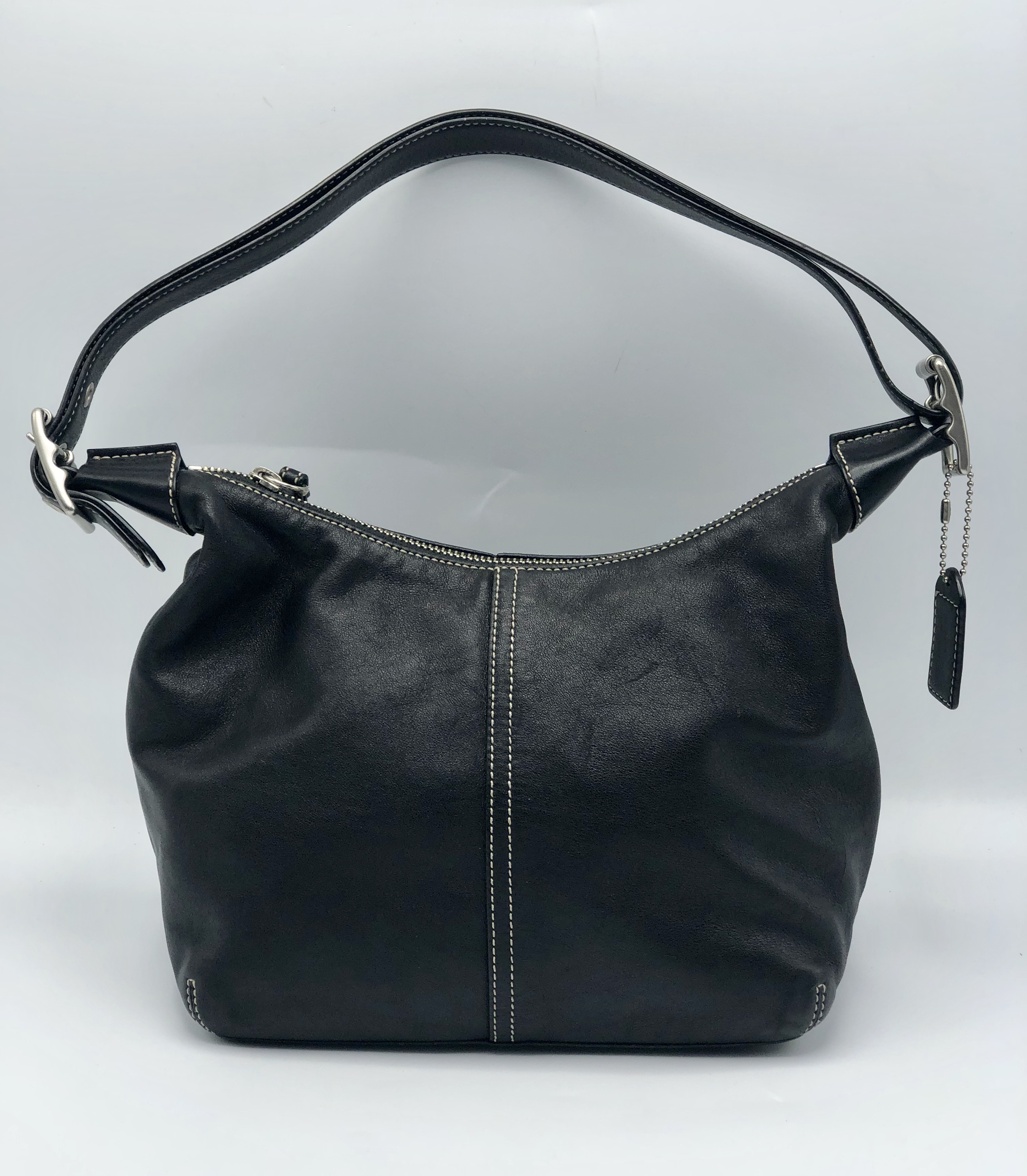 Coach Black Leather Hobo Bag #9566 Retail $300 | Property Room