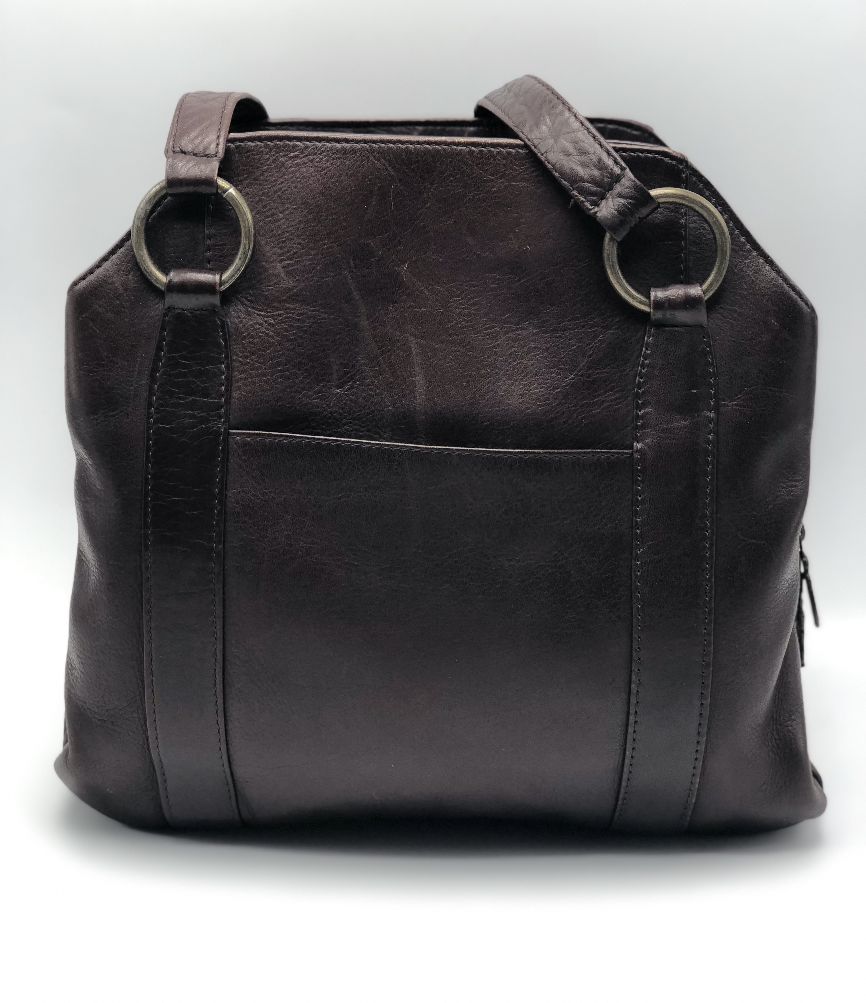 American Angel Brown Leather Shoulder Bag | Property Room