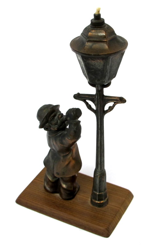 Vintage Drunk and Lamp Post Decorative Lamp-Circa 1920's | Property Room