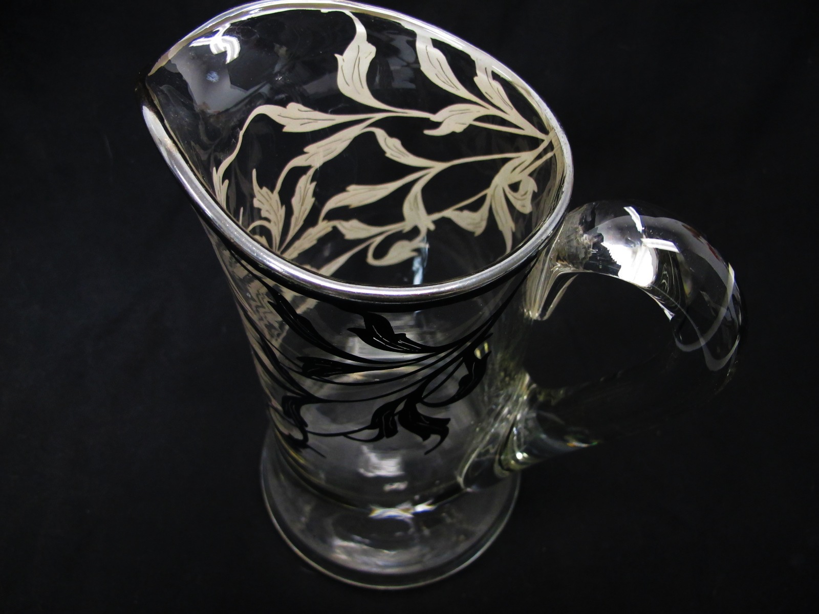 Hand Blown Art Nouveau Water Jug | Property Room