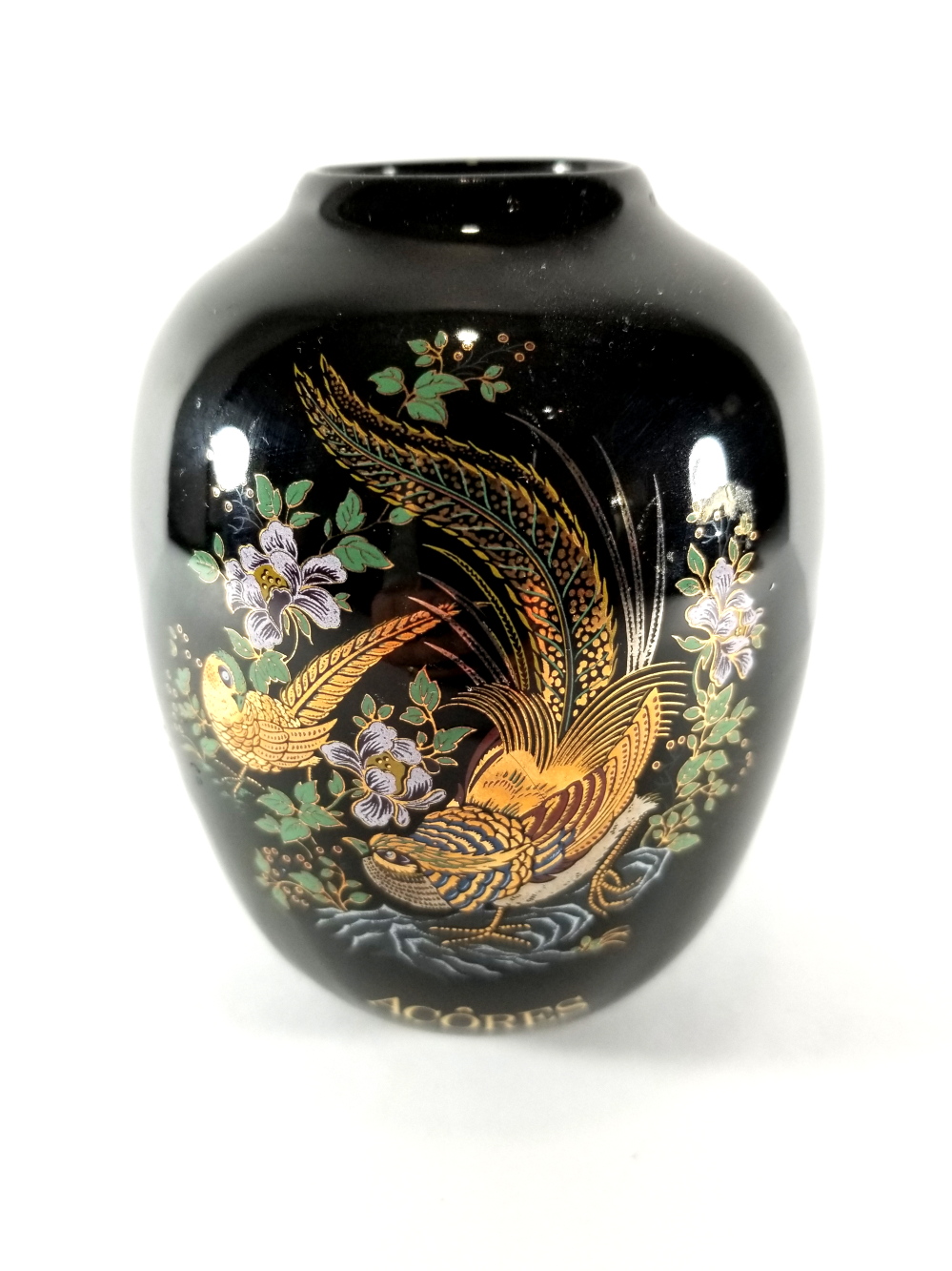 VTG Acores Hand Painted Porcelain Vase | Property Room