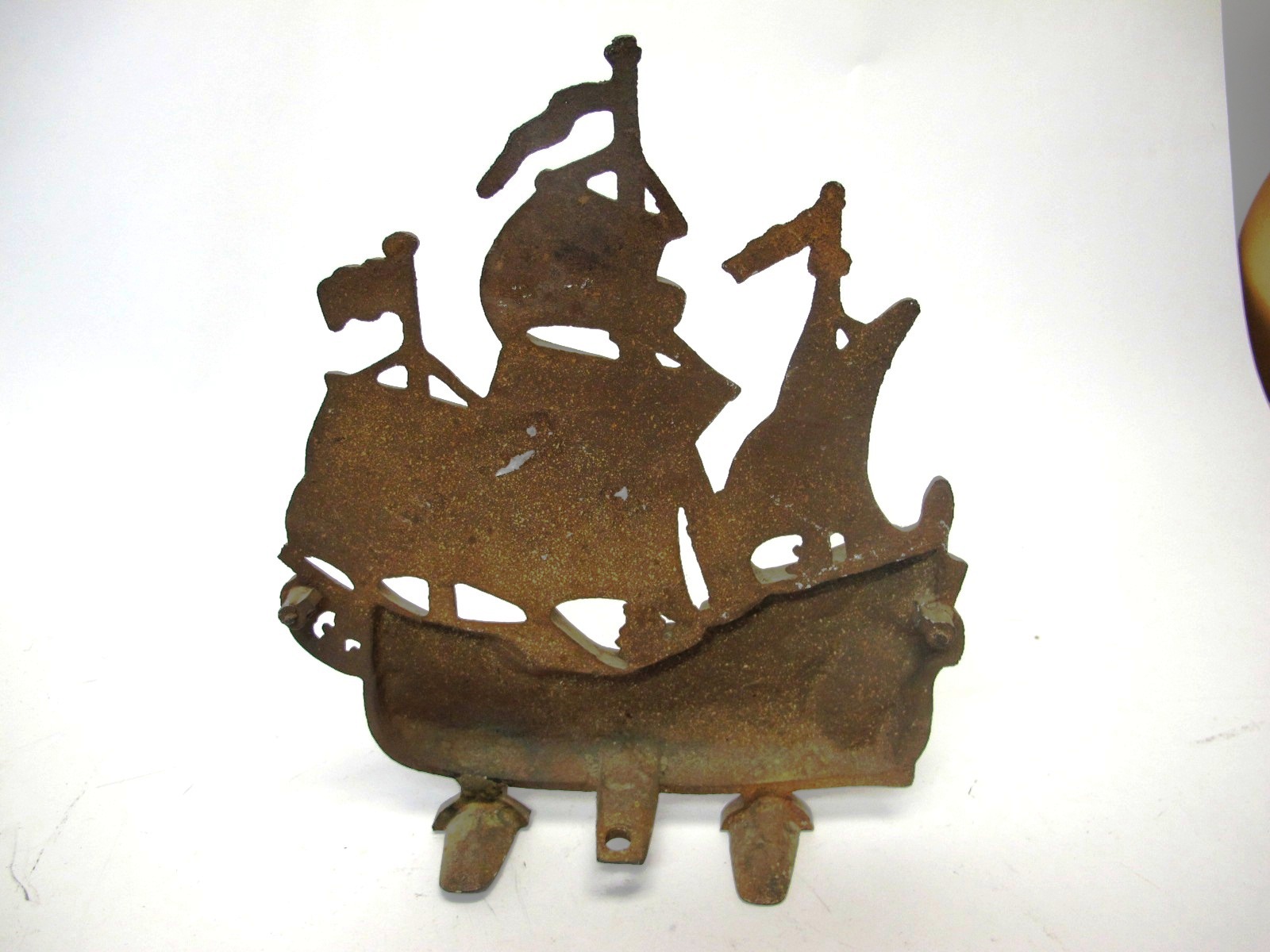 Vintage Cast Iron Sail Ship "Door Stopper" | Property Room