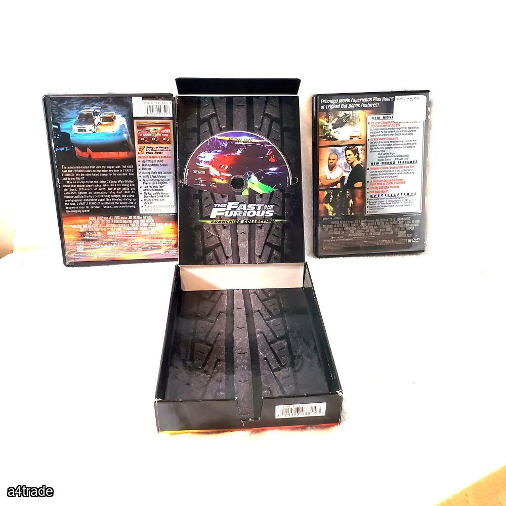 Fast and the Furious Franchise Collection with Sleeve 3 DVD Disc Set ...