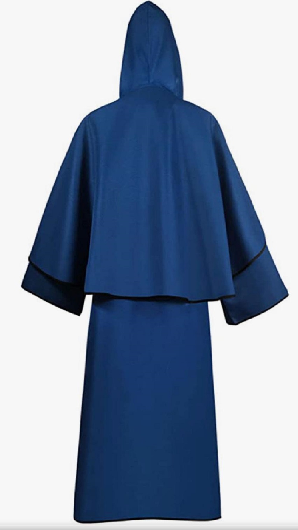 Halloween Hooded Cloak Loose Long Sleeve Cape Men's and Women Cloak ...