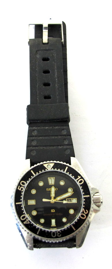 Seiko Diver's 150m Quartz Watch with Attached Compass | Property Room