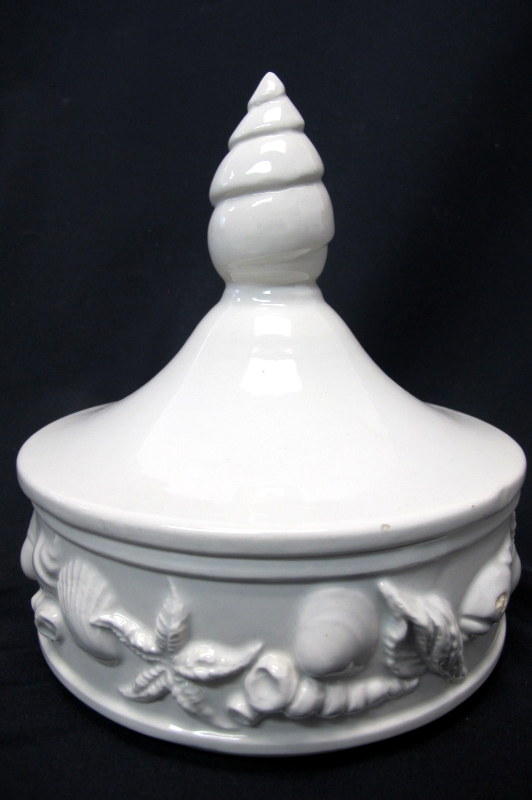 Vintage Ceramic Covered Candy Dish | Property Room