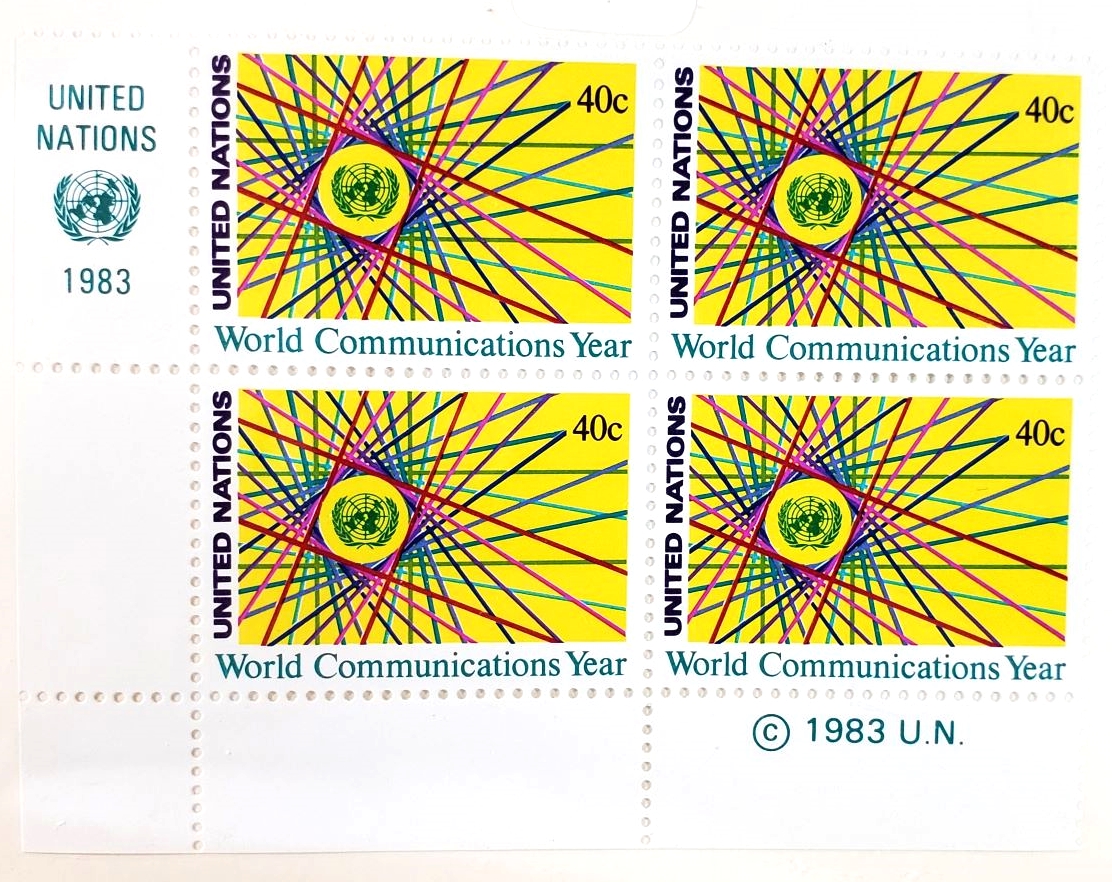 United Nations Stamps 4 Blocks 1982 1983 | Property Room
