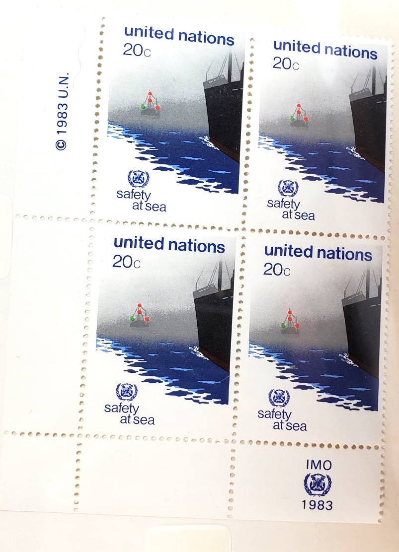 United Nations Stamps 4 Blocks 1982 1983 | Property Room