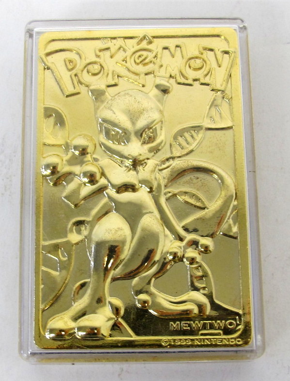 Collectible Gold Plated Mew Two Pokemon Card | Property Room