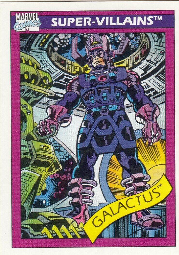 1990 Impel Marvel Universe Series 1 Galactus #75 Super Villains ...