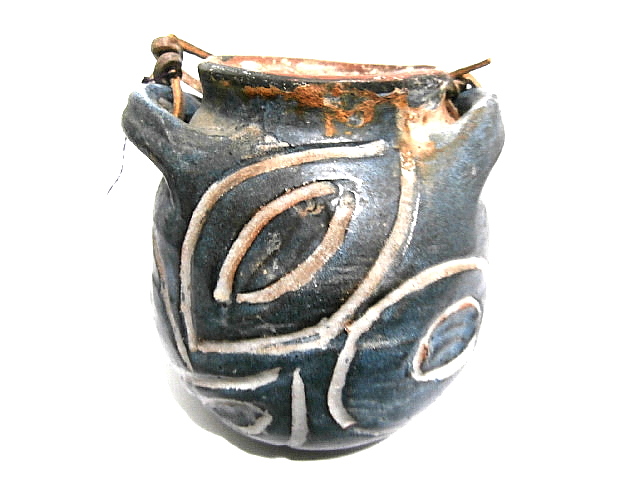 Hand Made And Painted Native American Pottery Jug With Handles ...