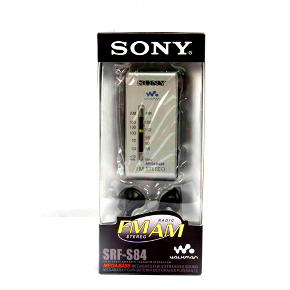 Sony SRF-S84 FM/AM Super Compact Radio Walkman Analogue Tuner ...