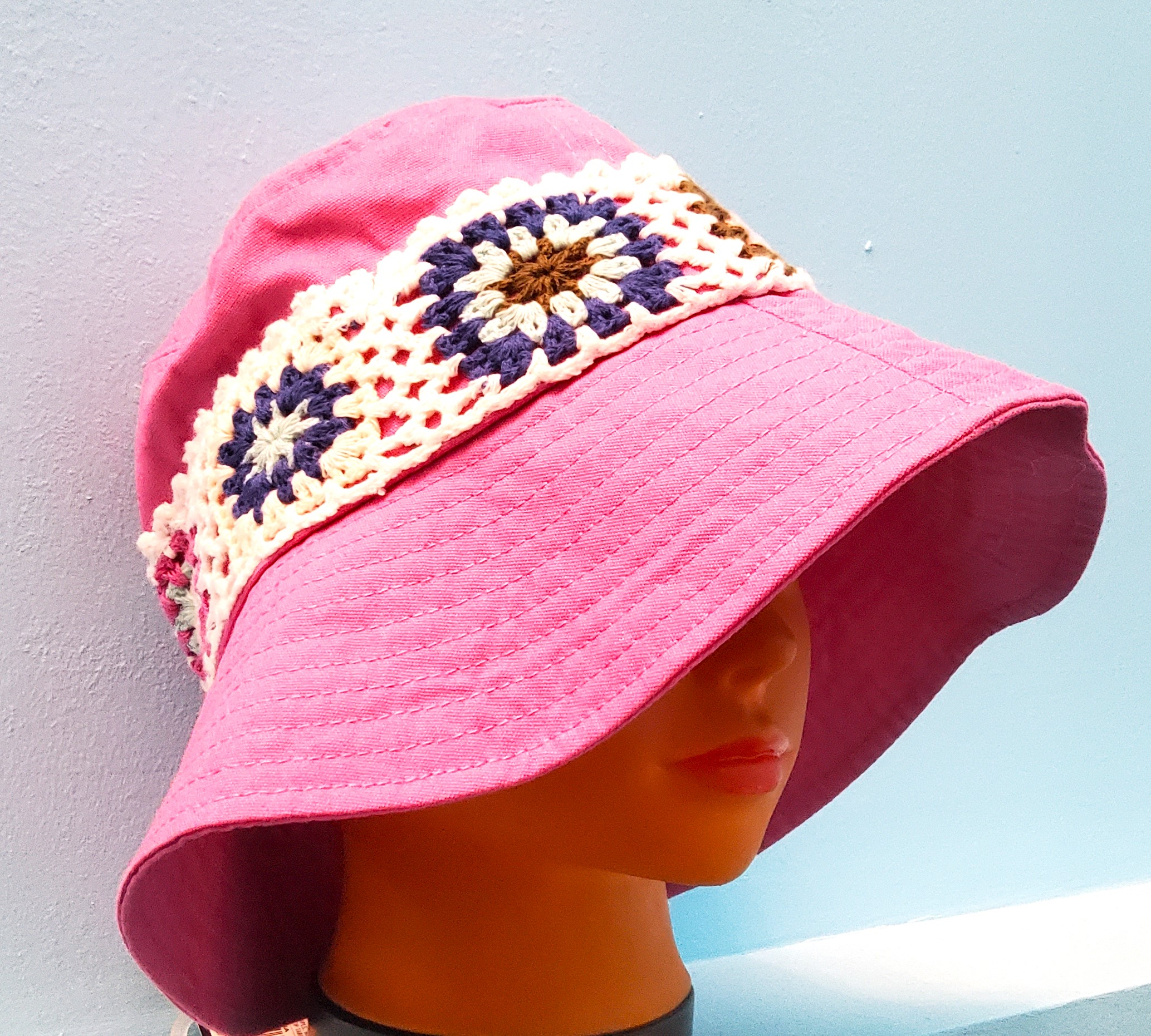 NWT, Girls Floral Embroidery Bucket Hat, Free Size | Property Room