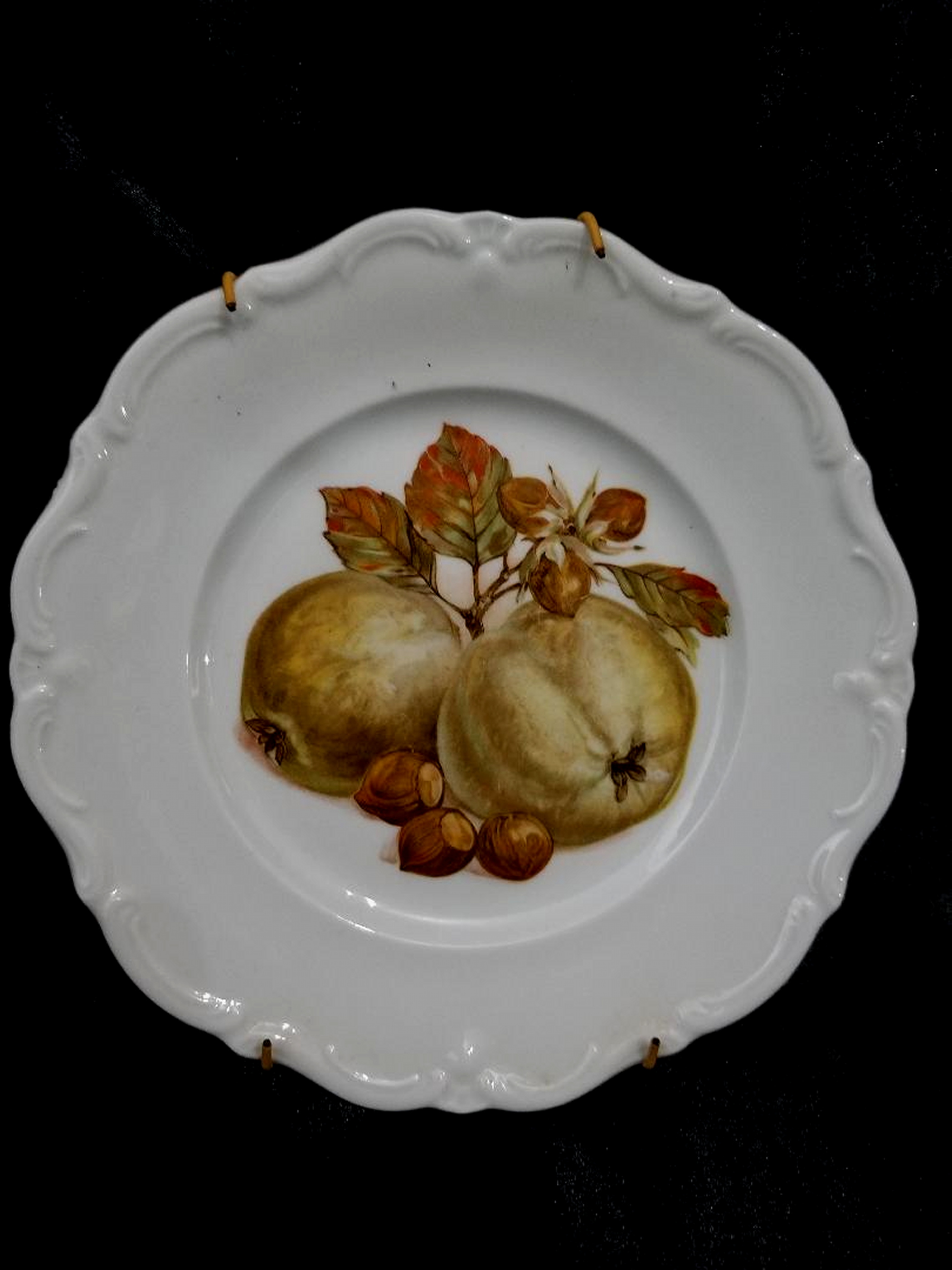 Vintage Hand Painted Bavaria German Wall Plate - Winterling | Property Room