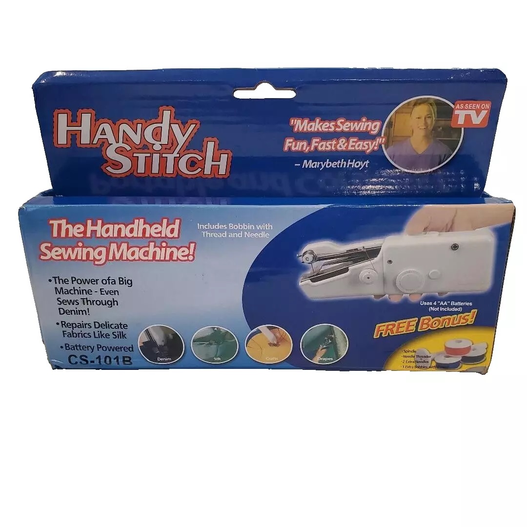 As Seen On TV Handy Stitch Portable Battery Powered Handheld Sewing ...
