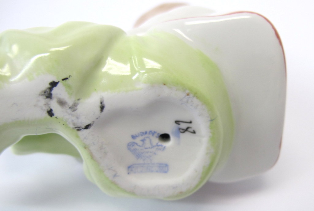 Aquincum Porcelain Figurine made in Hungary- Circa 1960's | Property Room