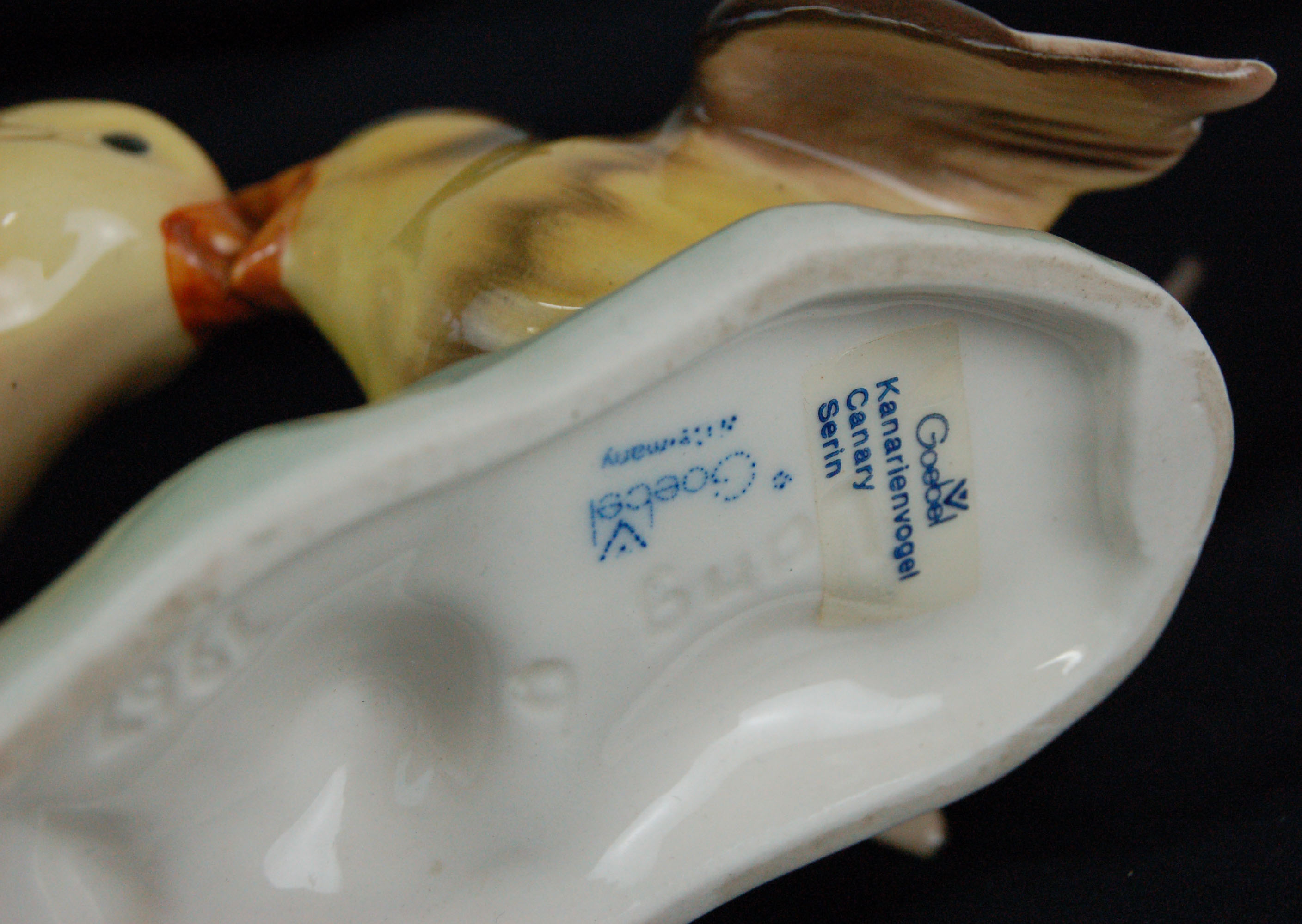 Vintage 1967 Goebel Porcelain Figurine - Birds | Property Room
