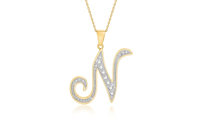 Diamond Letter "N" Necklace | Property Room