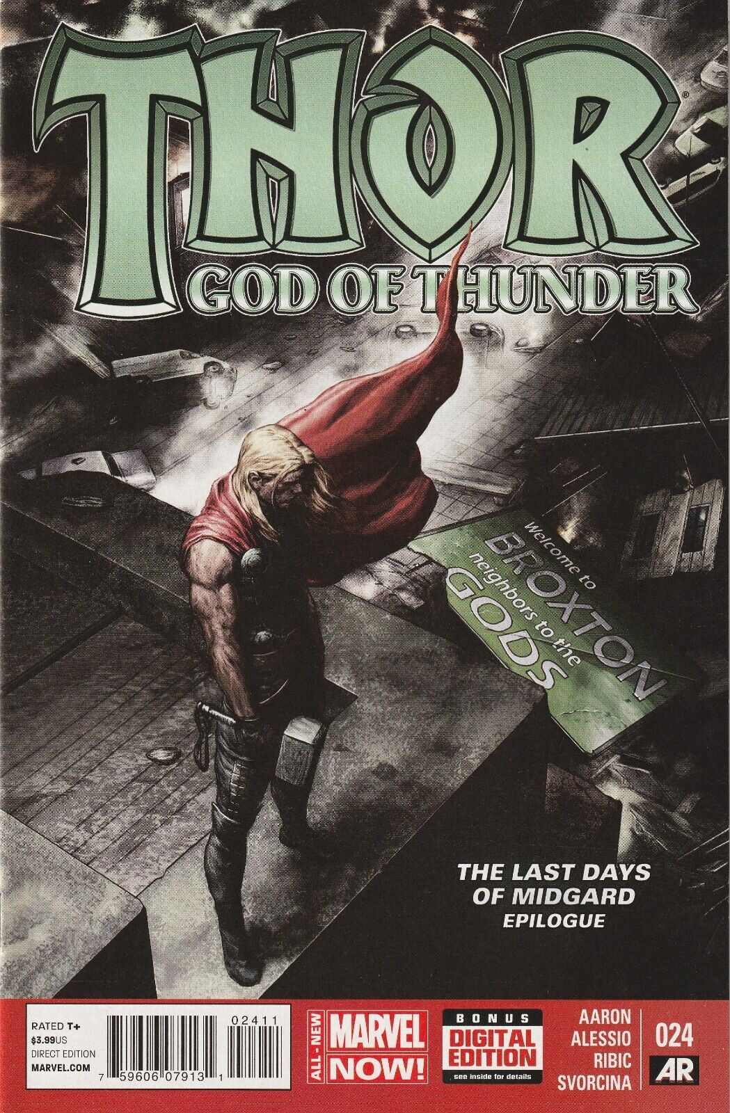 Thor God of Thunder #24 - The Last Days of Midgard Epilogue 2014 Marvel ...